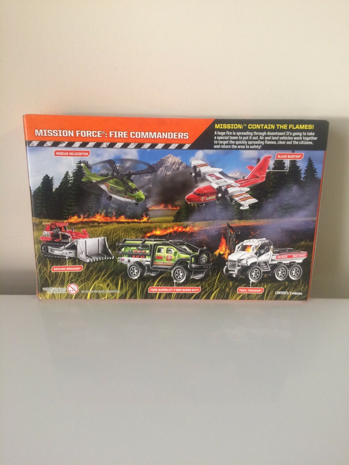 Matchbox - Mission Force - Fire Commanders 5 Pack - 2014 - MIB Free ...