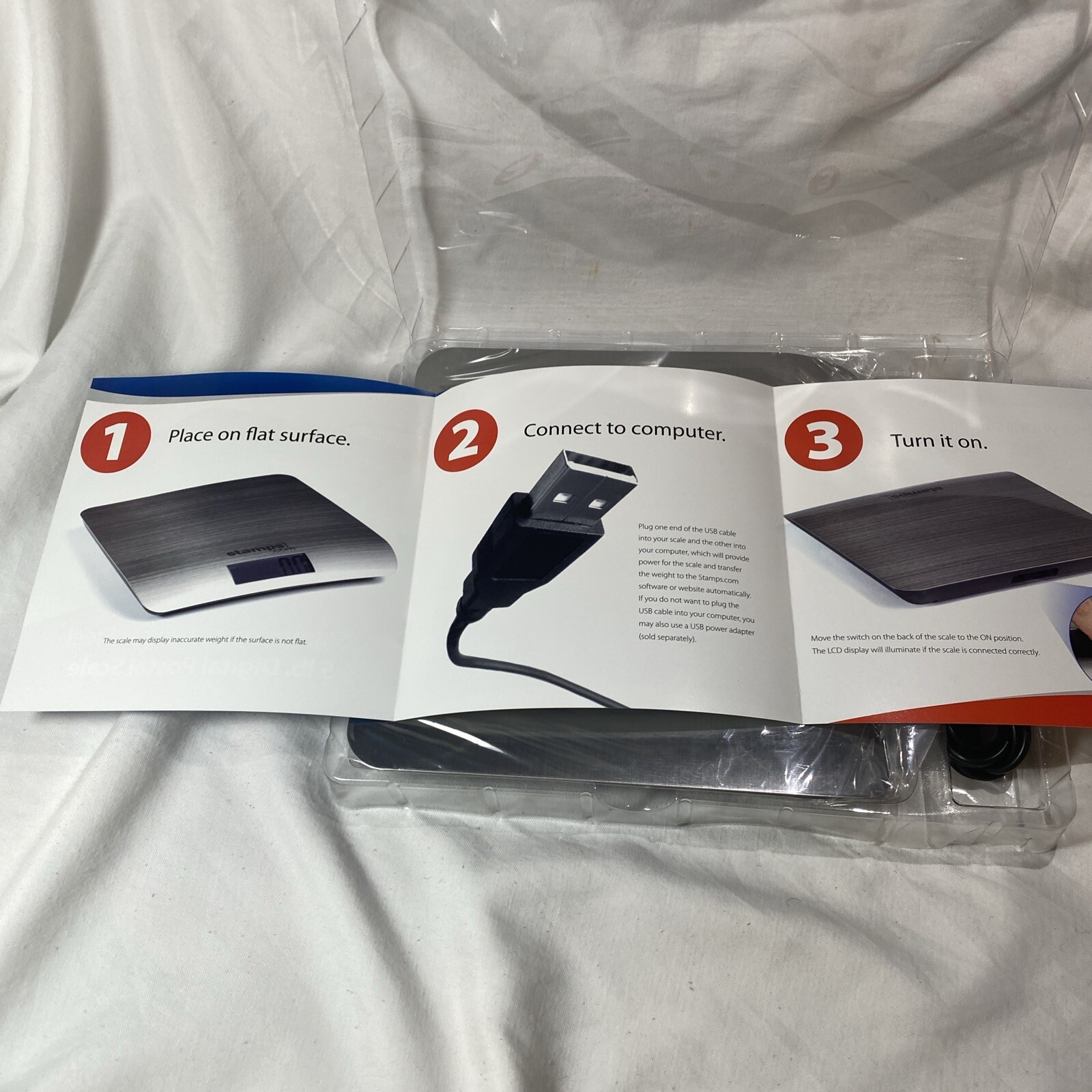 Stamps.com Stainless Steel SDC 550 5lb Digital Postal Scale for sale ...