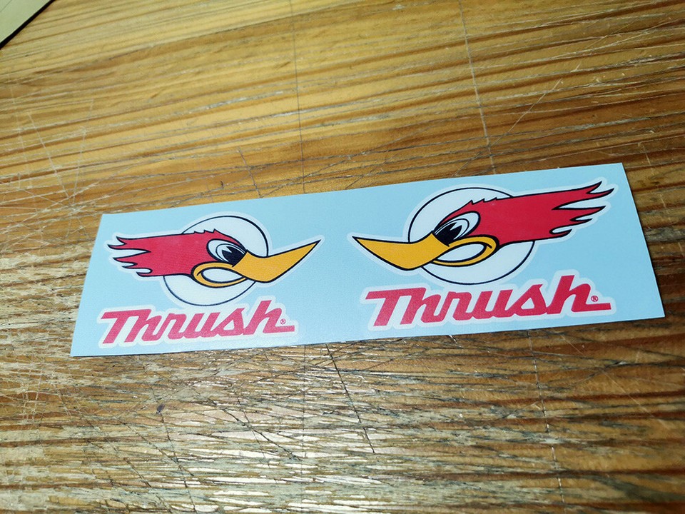 Thrush decals X2 vinyl stickers stickers ステッ | eBay