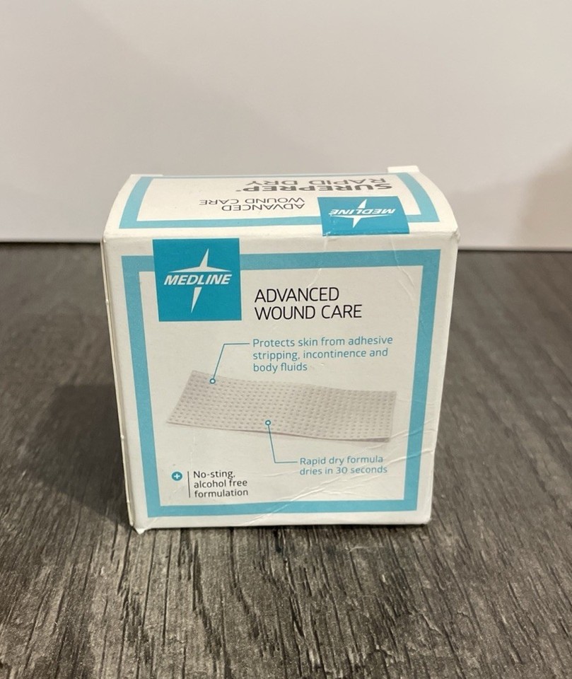 Medline Sureprep Rapid Dry Barrier Film Wipe- Box of 25 - MSC1605 | eBay