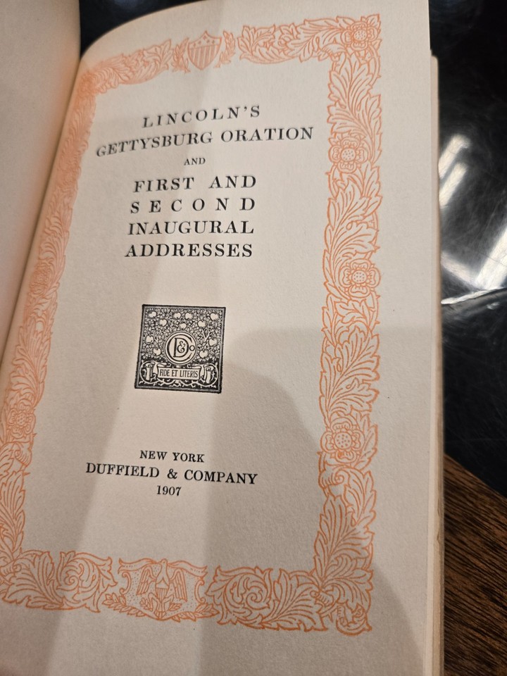 Lincoln's Gettysburg Address & First & Second Inaugural Addresses ...