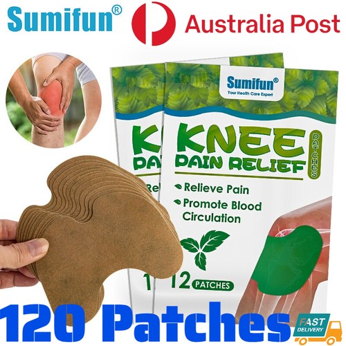 120 Pcs Knee Pain Relief Patch Leg Joint Ache Sticker Muscle Strain ...