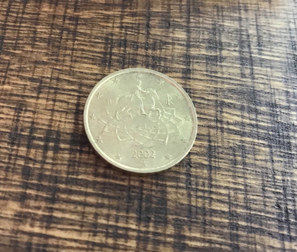 2002 Italy 50 Cent Euro Coin, Rare Collectors Coin | eBay