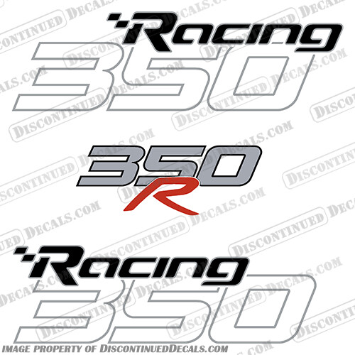 Fits 2019 - 2023 Mercury 350hp Verado Racing Decals - Any Accent Color ...