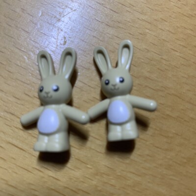 Lego Tiere 2 kleine Hasen Bugs Bunny, unbespielt | eBay