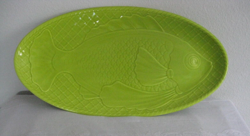 Faiencerie De Gien France Stoneware Pottery Embossed Fish Serving ...