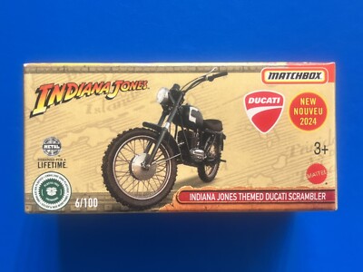 2024 Matchbox Power Grabs INDIANA JONES CLASSIC 1966 DUCATI SCAMBLER ...