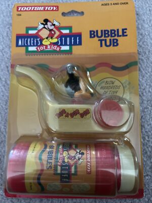 1993 Tootsietoy Mickey’s Stuff For Kids Bubble Tub Mickey Mouse Bubble ...