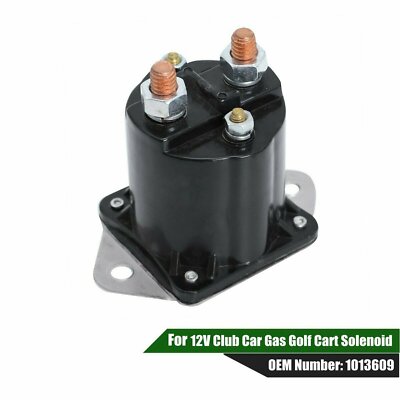 Fit Club Car 12V Gas Golf Cart Solenoid 1984 up DS & Precedent OEM ...