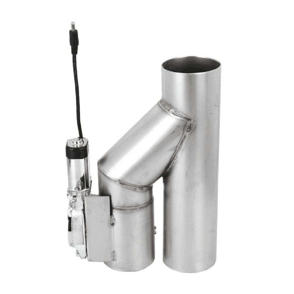 Pair 3inch Electric Exhaust Downpipe Y-Pipe Valve & One Remote ...