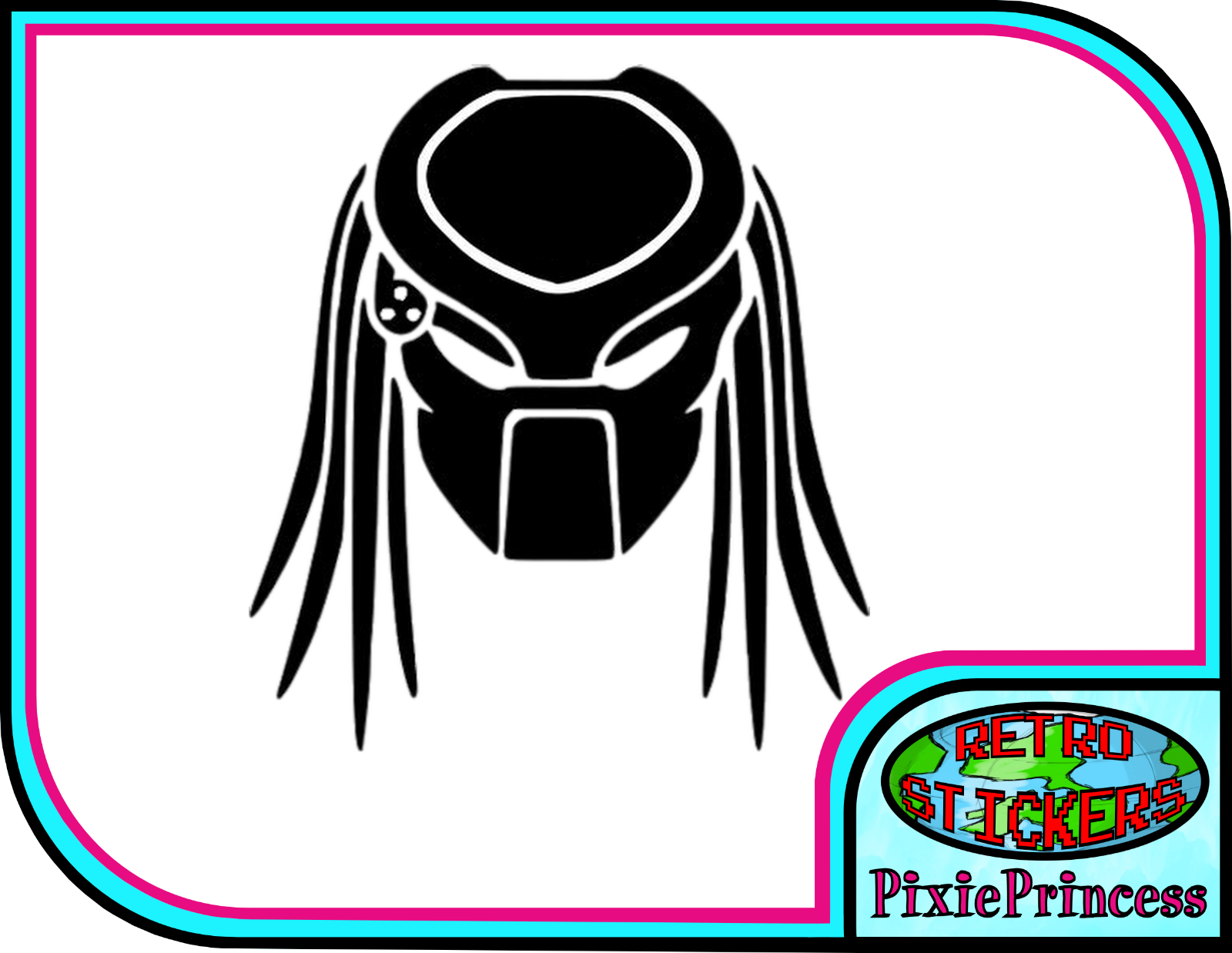 Predator AVP Xenomorph G Vinyl Sticker Laptop Car Bike Truck Wall ...