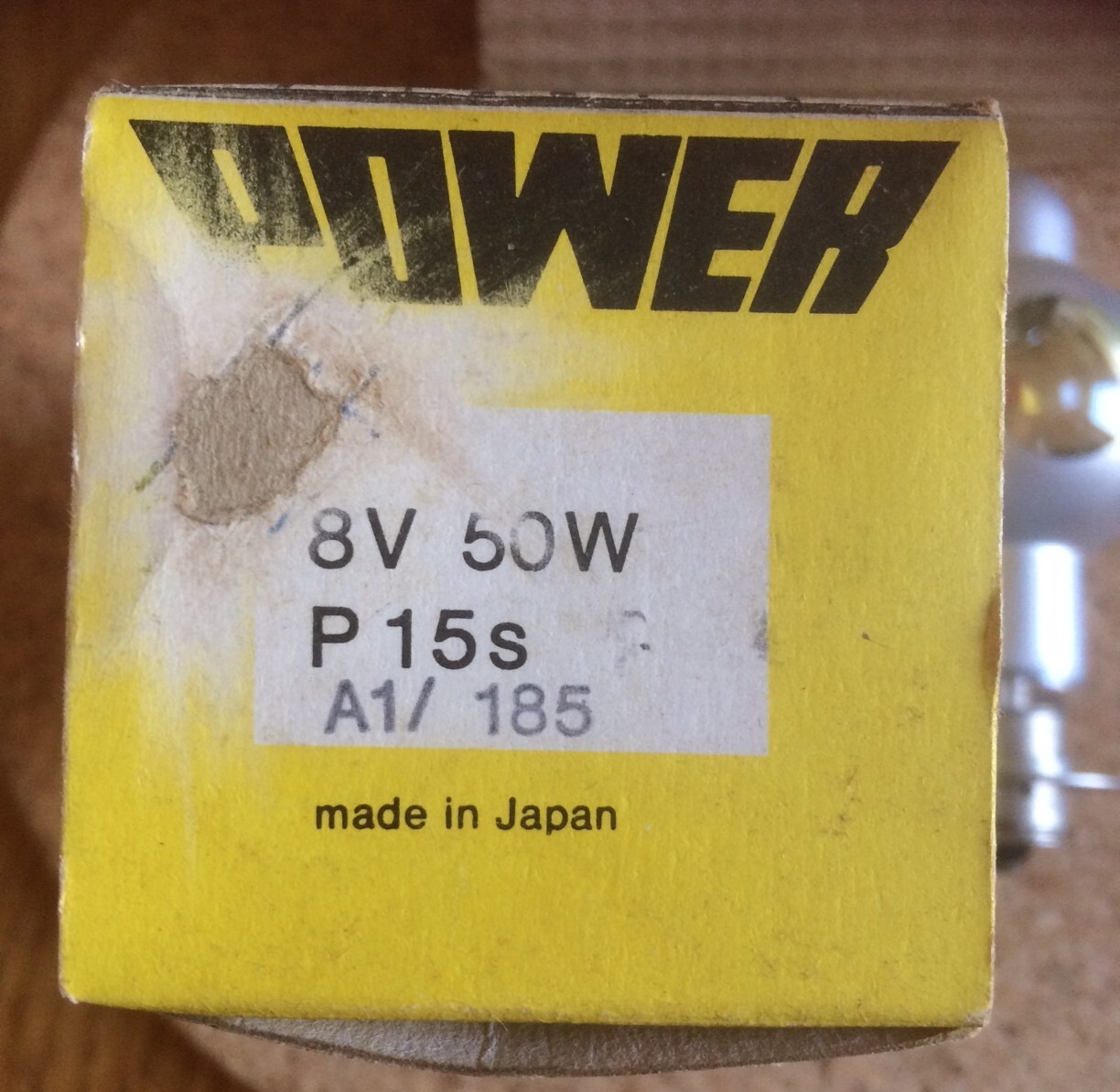 Vintage Boxed 8v 50w Riluma Projector Bulb A1/185 P 15s | eBay UK