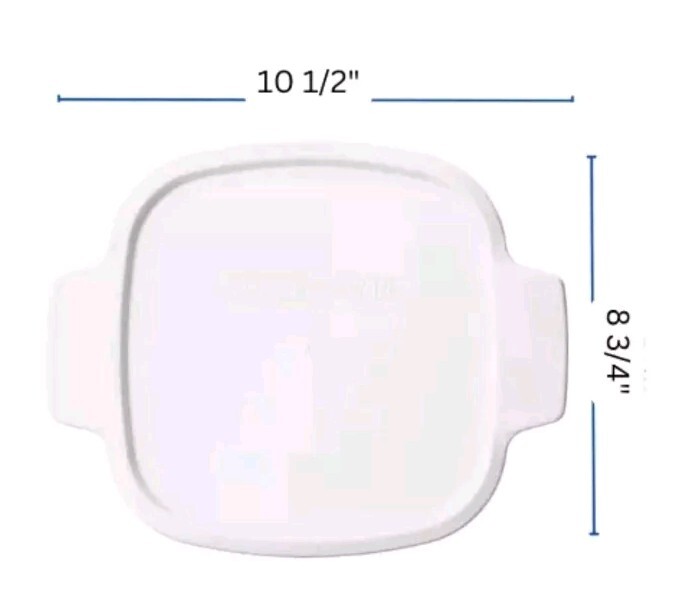 Corningware Corning A-2-PC Square Plastic Lid Cover For 3QT Dish | eBay