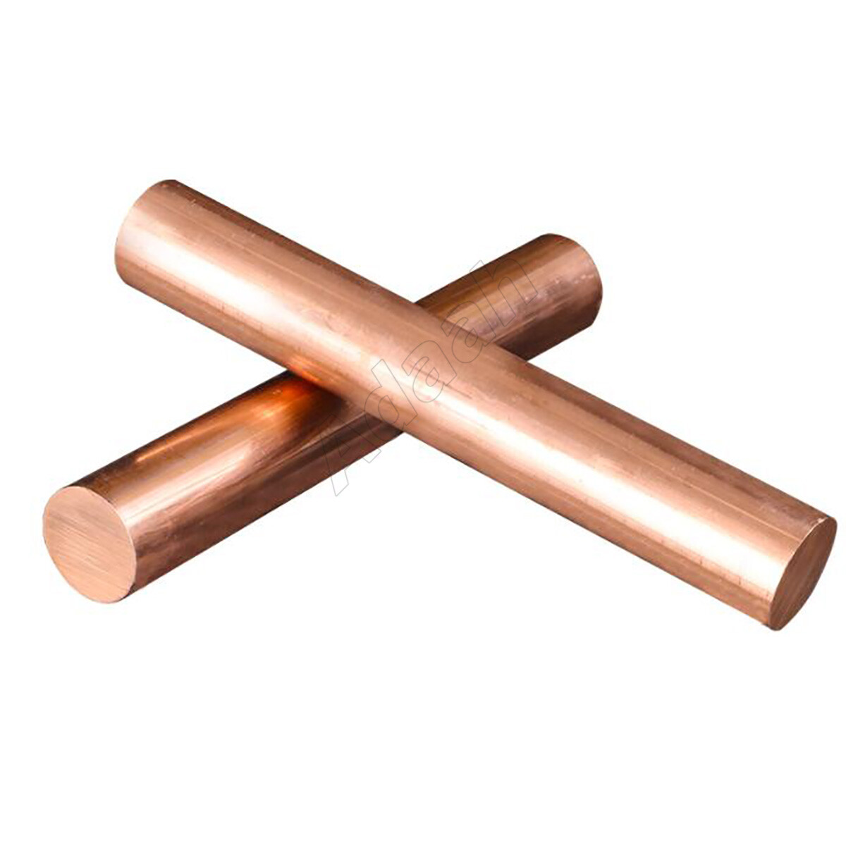 T2 Copper Round Rods Bar Ø 6mm to 80mm x Length 100mm Solid Metal Shaft ...