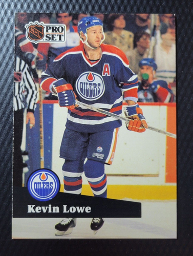 1991-92 Pro Set KEVIN LOWE Edmonton Oilers HOF Hockey NHL Card #76 | eBay