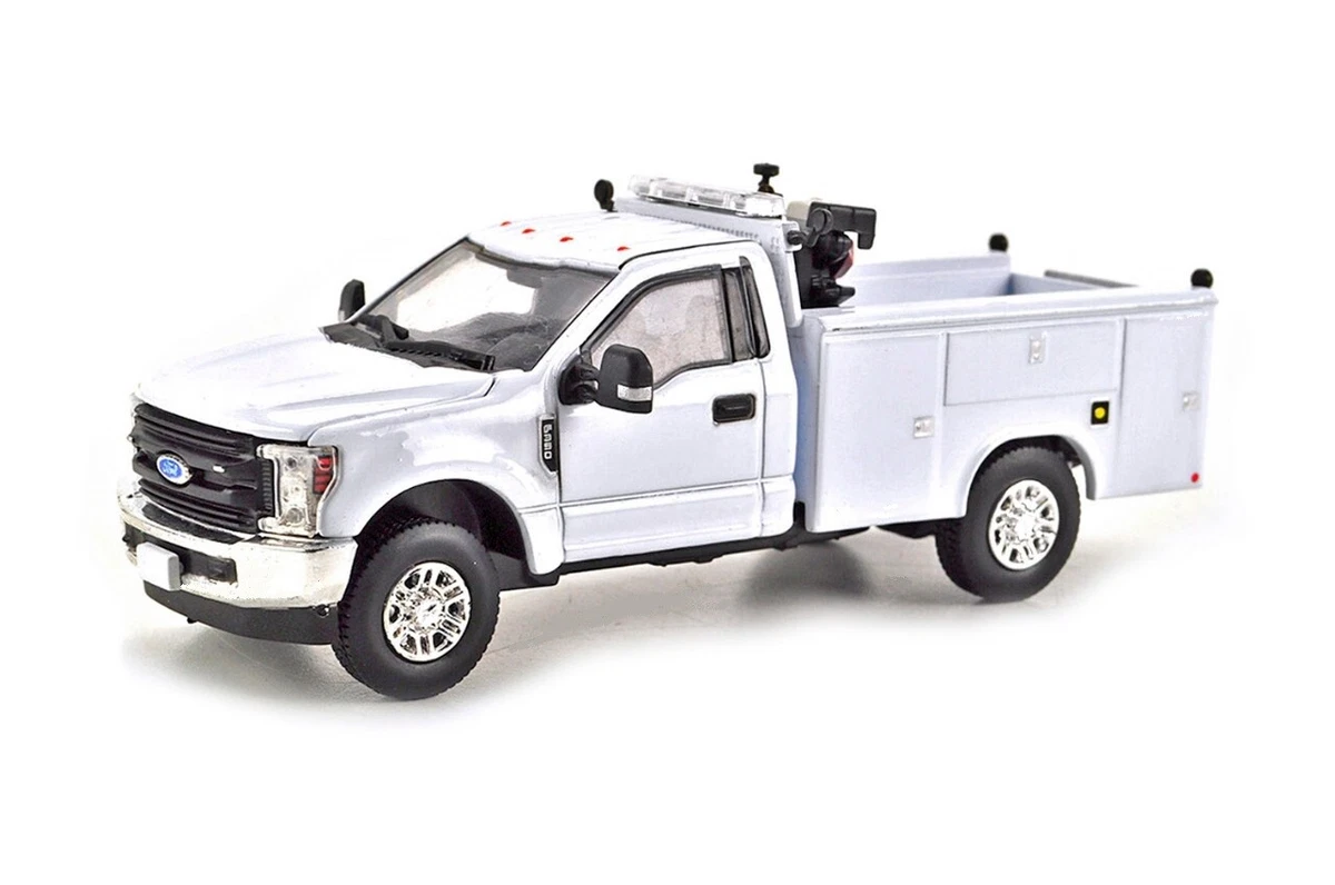 White Ford Work Truck