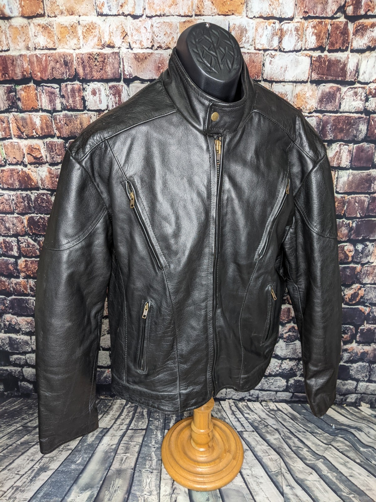 INTERSTATE LEATHER Touring Riding Motorcycle Biker Ja… - Gem