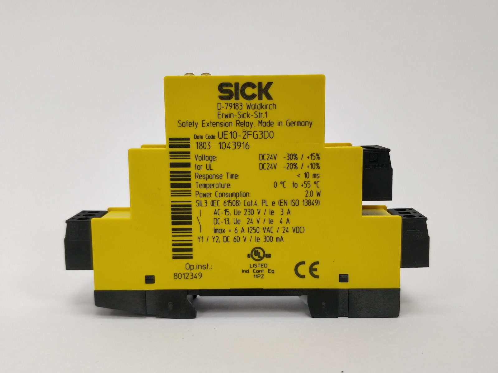 Sick Safety Extension Relay 1043916 UE10-2FG3D0 for sale online | eBay