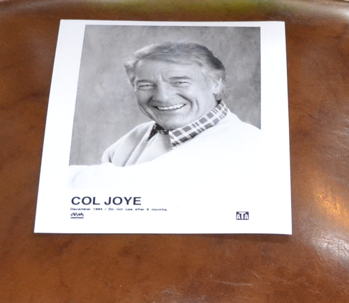 Original Australian Press Photo, Col Joye, December 1994 Festival ...