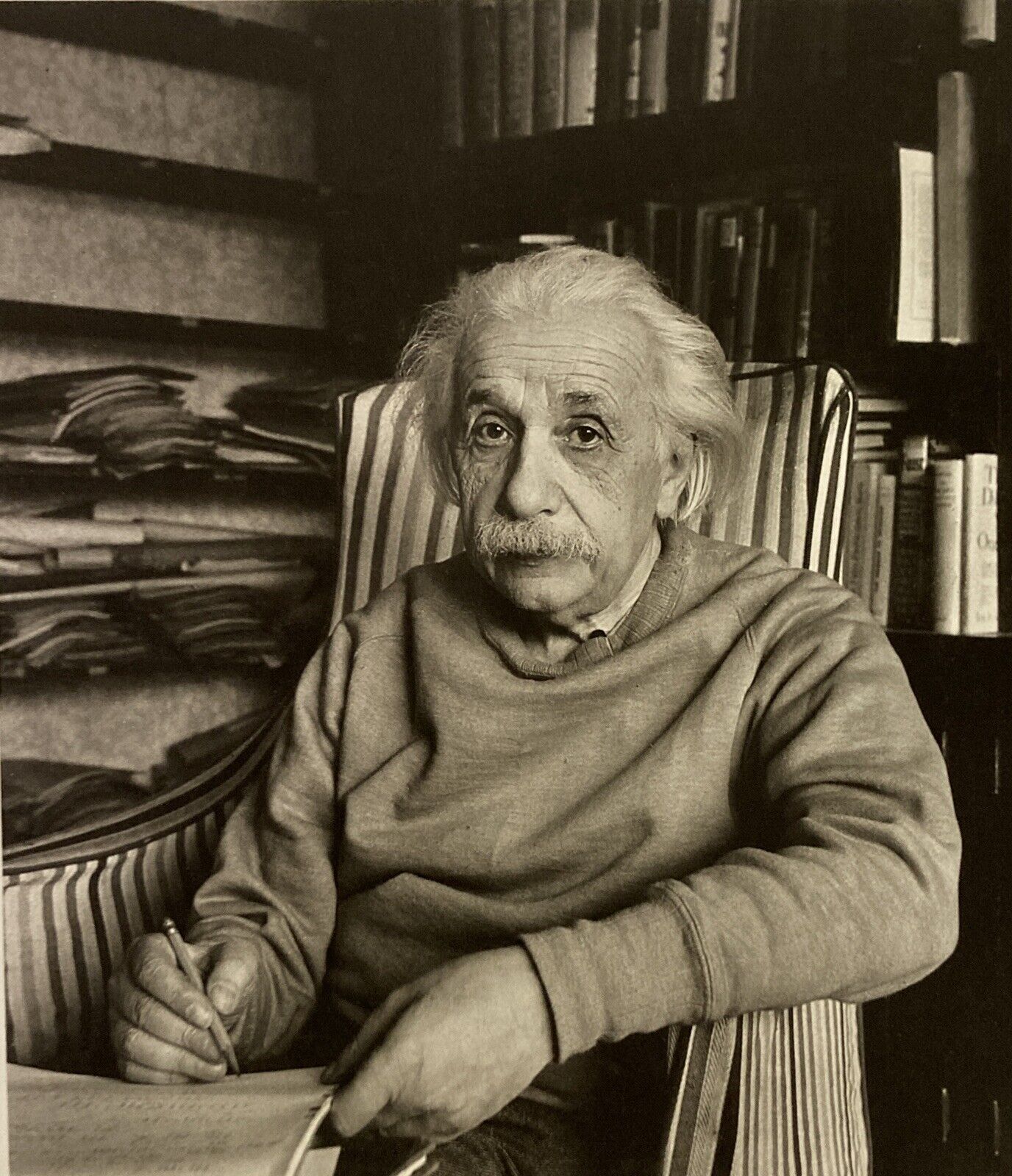 Albert Einstein 1949/1990 ALFRED EISENSTAEDT print museum mat mount 6x7/12x13 | eBay