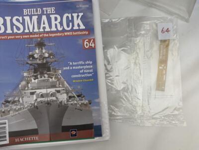 Hachette Partworks- Build the Battleship Bismarck Part 64- | eBay Australia