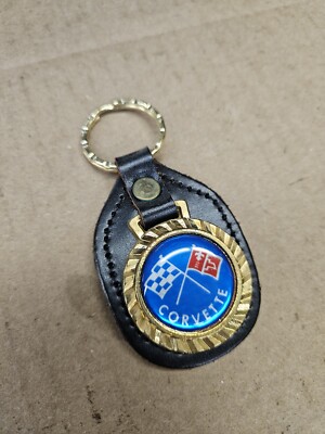 Corvette GM Lic. Blue/Gold Chevrolet Corvette Racing Flags Logo Emblem ...