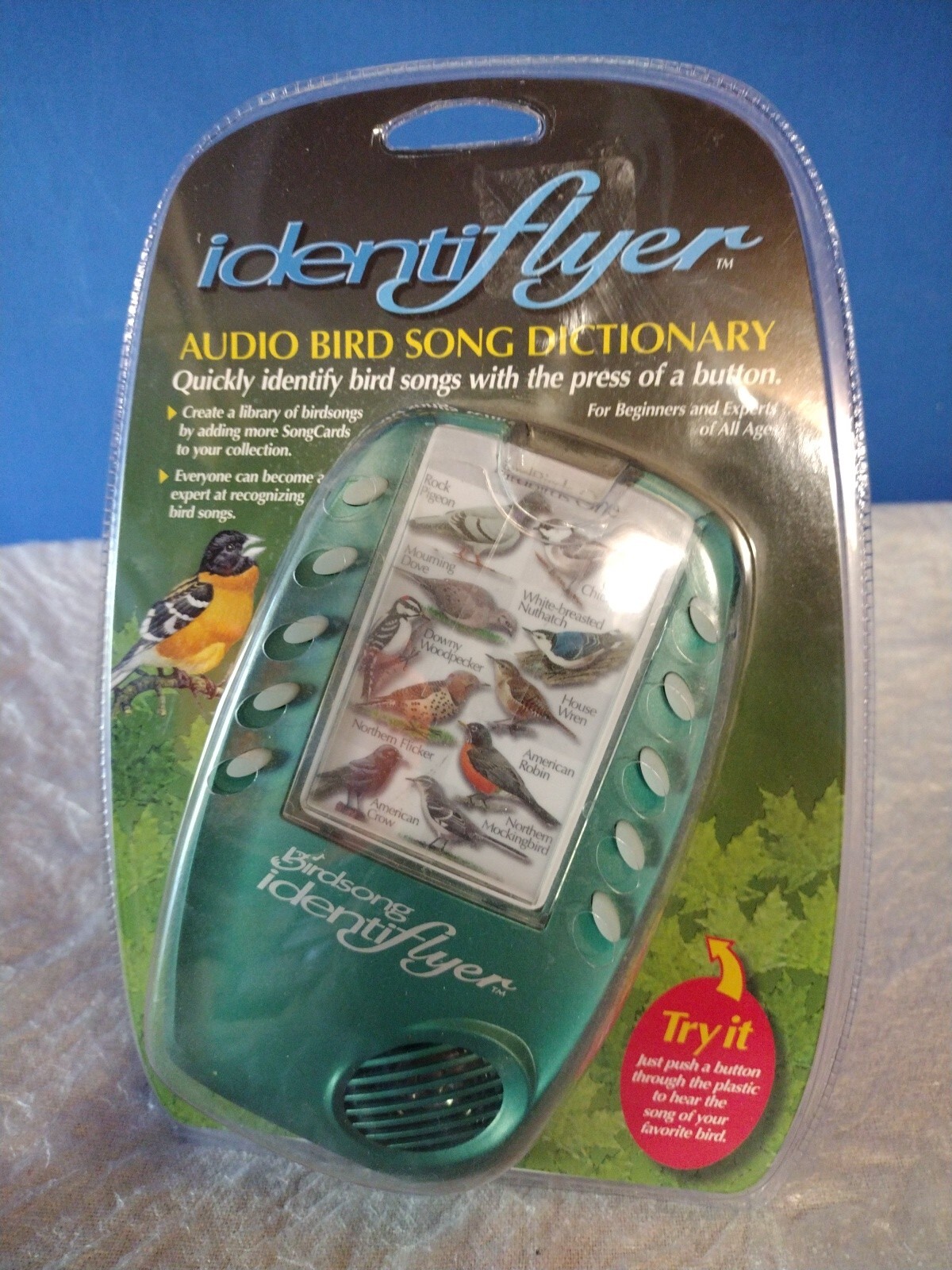 Birdsong IdentiFlyer Audio Bird Song Dictionary Handheld 4 Cards for ...