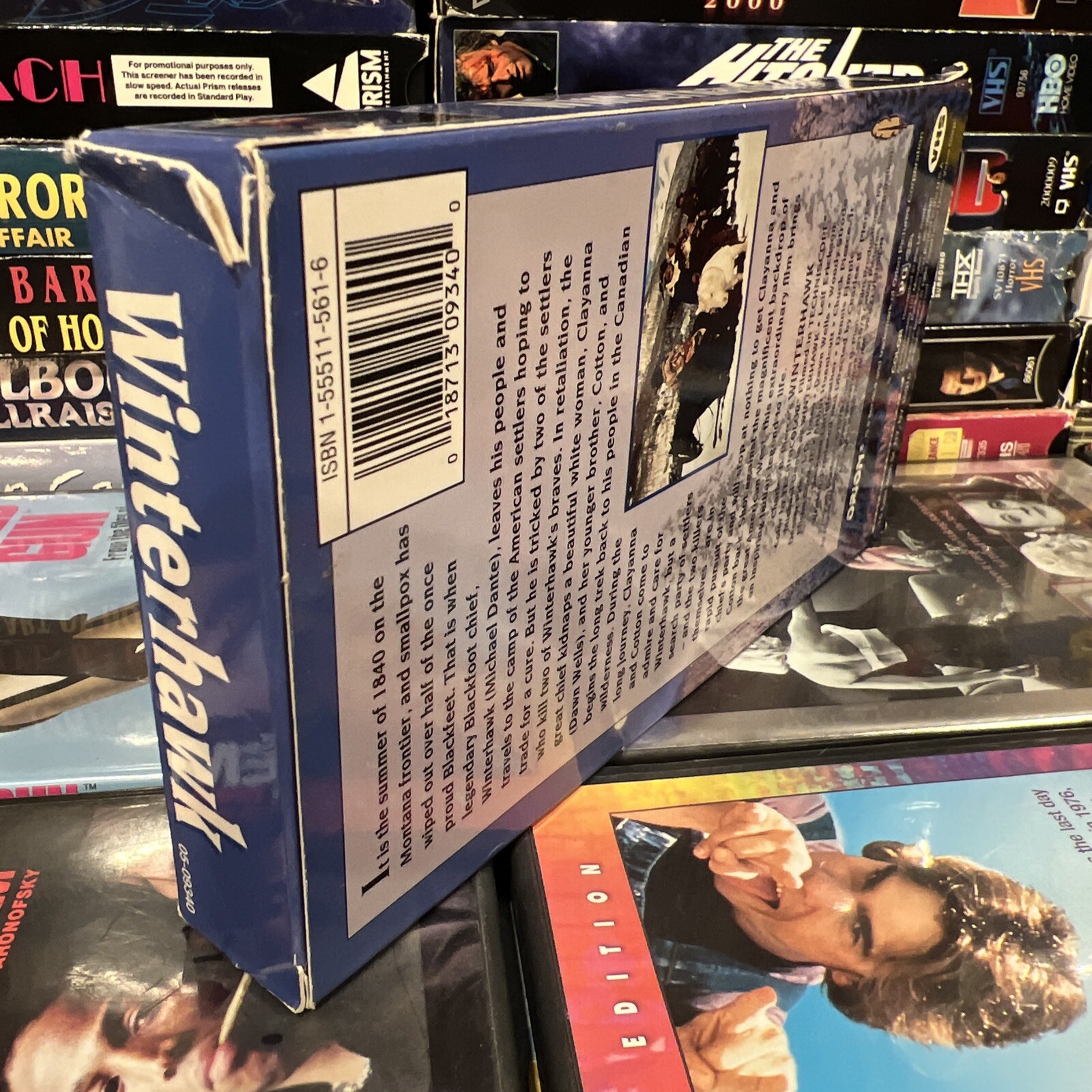 Winterhawk 1975 VHS Michael Dante Blackfoot Native Americans Small Pox ...