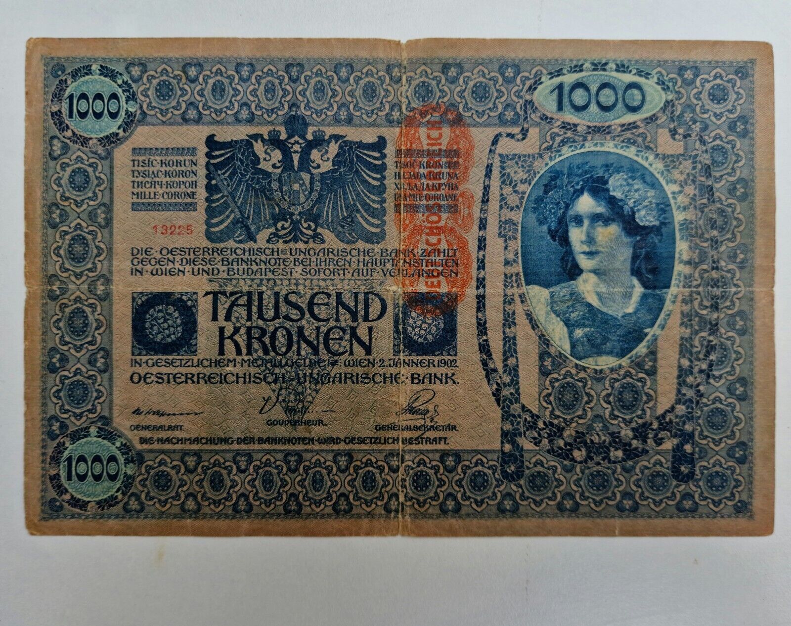 1000 GERMAN MARK BANKNOTE - 1902 | eBay