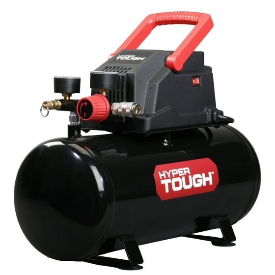 Hyper Tough 100 PSI Oil-Free 3 Gal Portable Air Compressor | eBay