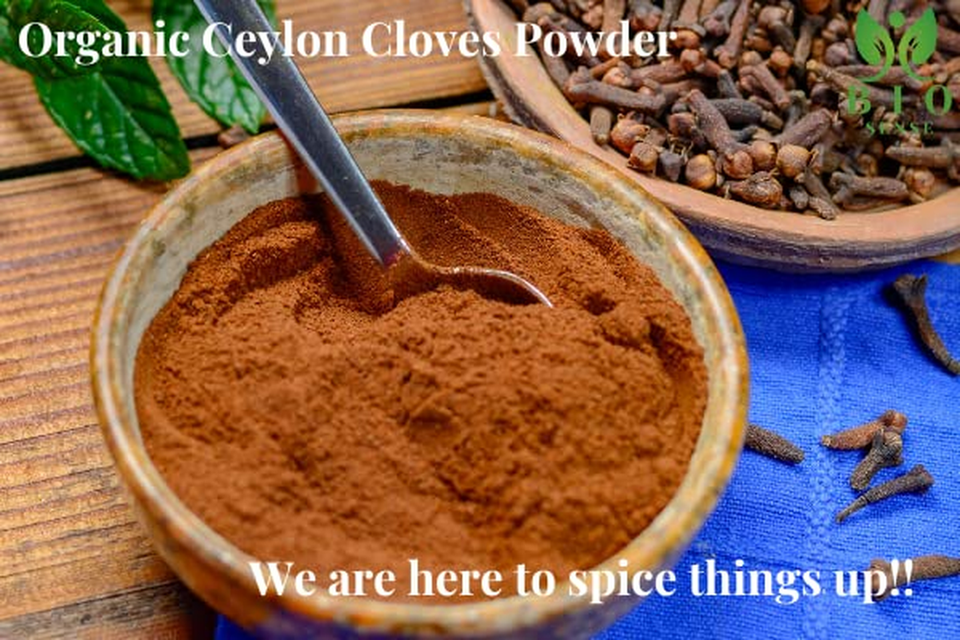 Bio Sense Ceylon Cloves Powder, 3.5 oz, USDA Organic & Kosher Certified ...
