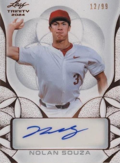 2024 Leaf Trinity - Autographs Nolan Souza #BA-NS2 Bronze /99 (AU, RC ...