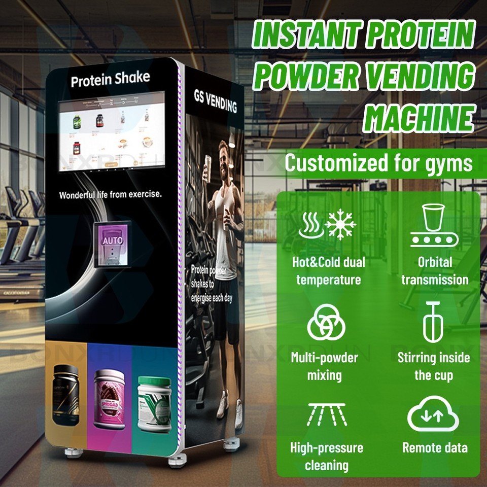 Automatic Protein Fitness Vending Machine Protein Vending Machine with ...