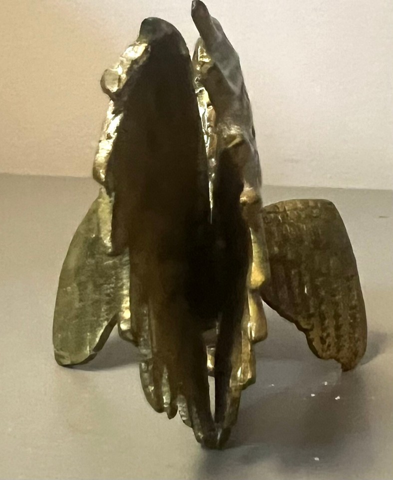 Lou Ehrlich Strutting Brass Metal Rooster 1970's | eBay