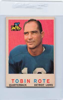 1959 Topps #170 Tobin Rote Lions EX/MT *DA-A226 | eBay