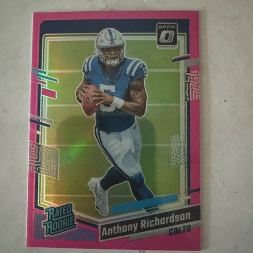 2023 Panini Donruss Optic Anthony Richardson Pink Rated Rookie #247 ...
