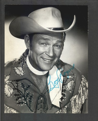 Roy Rogers - Signed Vintage Celebrity Autograph Photo - Western Cowboy ...