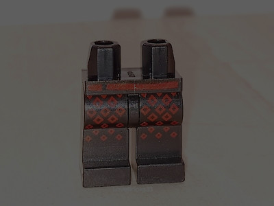 LEGO Leg Armor Legs Dark Red Chainmail Diamonds Vintage Kingdoms Castle ...