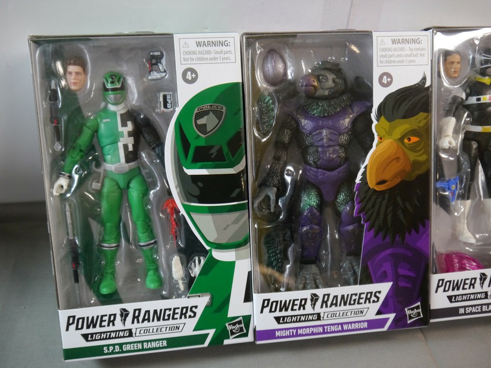 Power Rangers Lightning Lost Galaxy Space Black S.P.D. Green Tenga ...