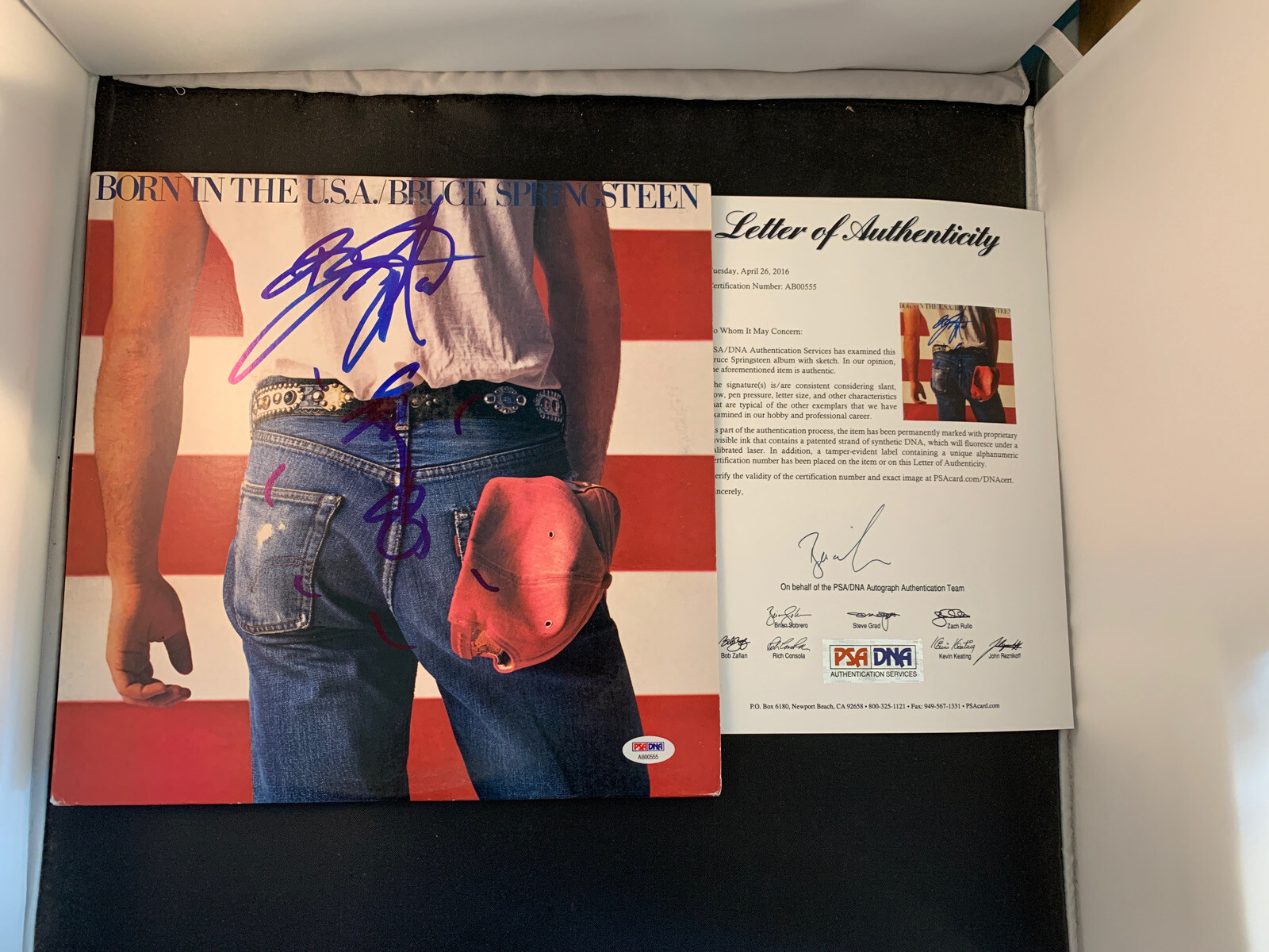 Bruce Springsteen Autographed Memorabilia | Signed Photo, Jersey ...