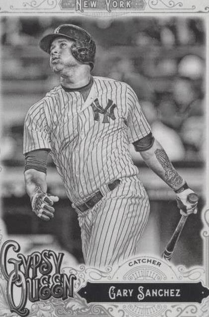 2017 Topps Gypsy Queen - Gary Sanchez #77 Black & White /50 for sale ...