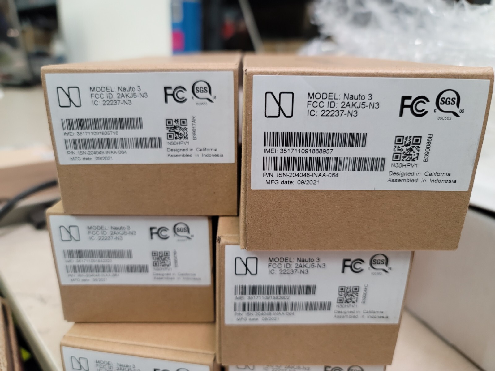 Nauto 3 Safety Camera AI Driver Fleet Dash Cam Bluetooth Wireless ...