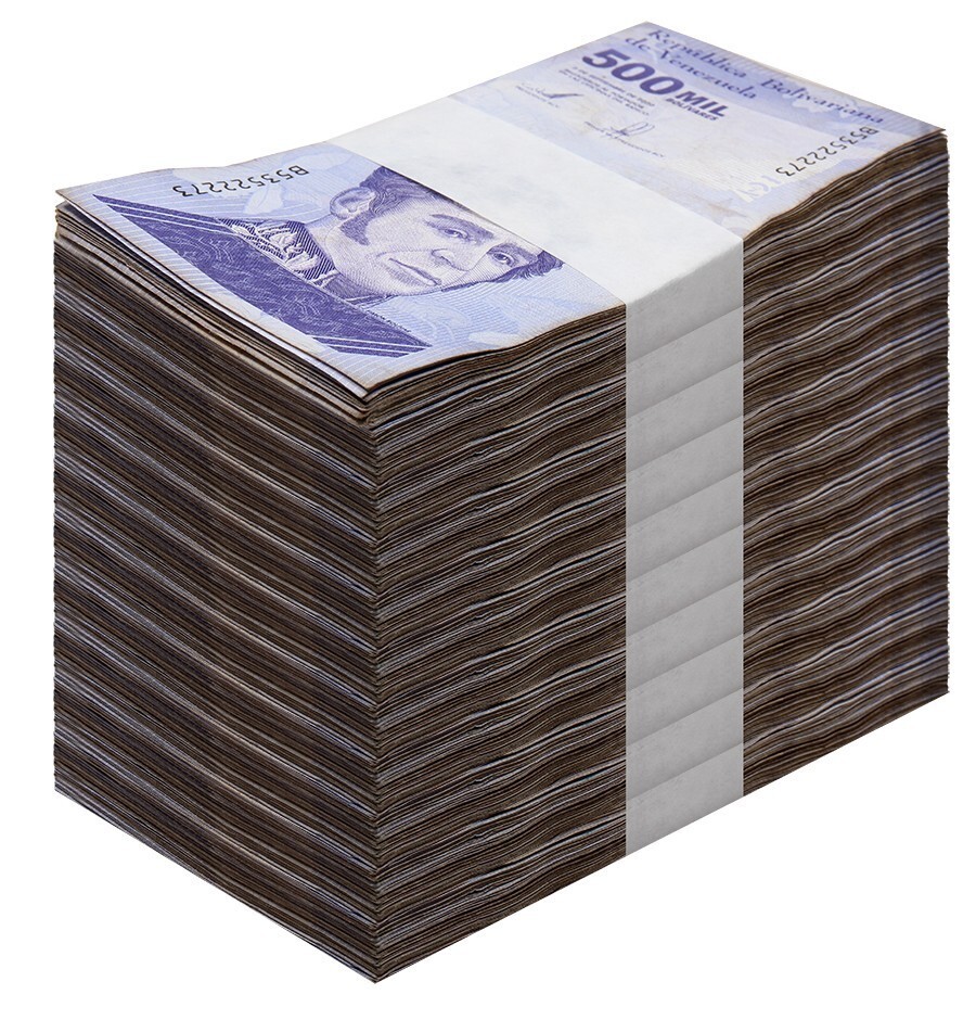 Venezuela 500000 Bolivar Soberano, 2020, P-113, Used X 1000 PCS Brick ...