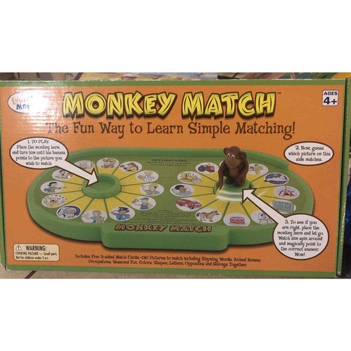 MONKEY MATCH by Learning Mates Matching Fun! Complete EUC ⭐ ...