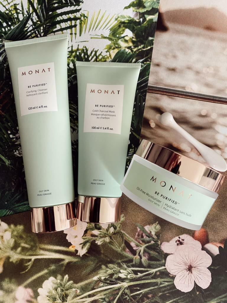 MONAT Be Purified Clarifying Cleanser-Moisturizer-Charcoal Mask (3Pcs ...