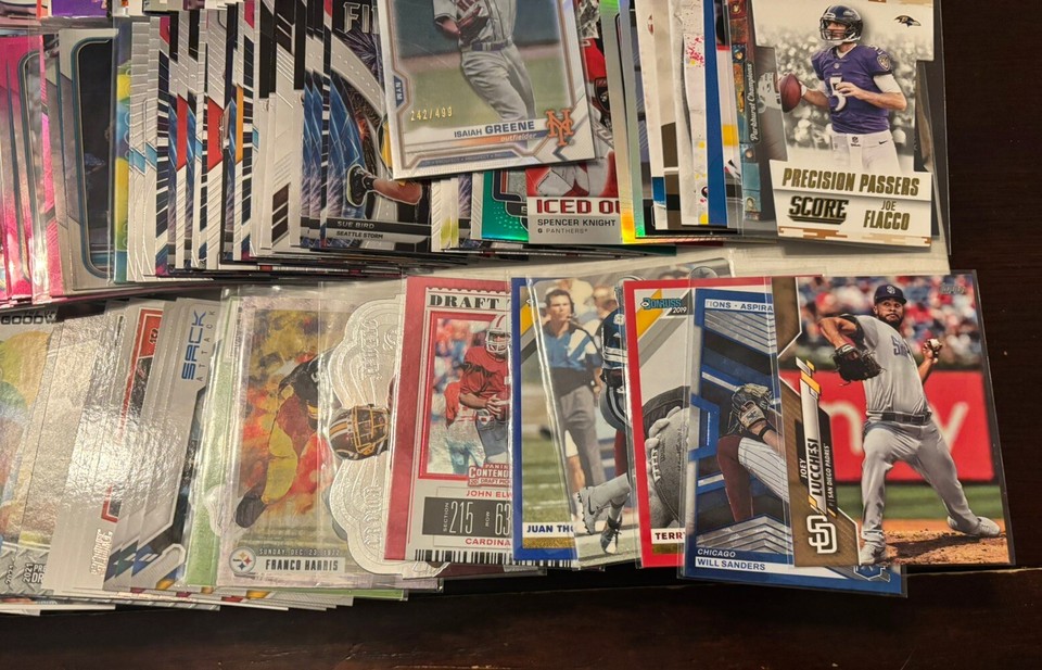NFL, NBA, MLB, NASCAR, WNBA, WWE, AEW 282 Card Multisport Insert Lot | eBay