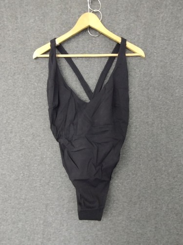 Toluca Swim One Piece Cross Back Black Wide Strap Swimsuit Bathing Suit ...