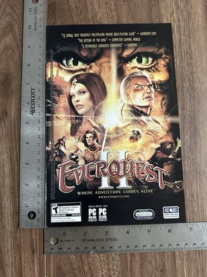 2004 EverQuest II 2 Where Adventure Comes Alive Print Ad/Promo Art PC ...