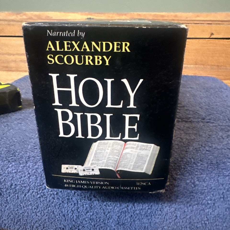 King James Version Holy Bible Audio Cassette Tapes 48 COMPLETE ...