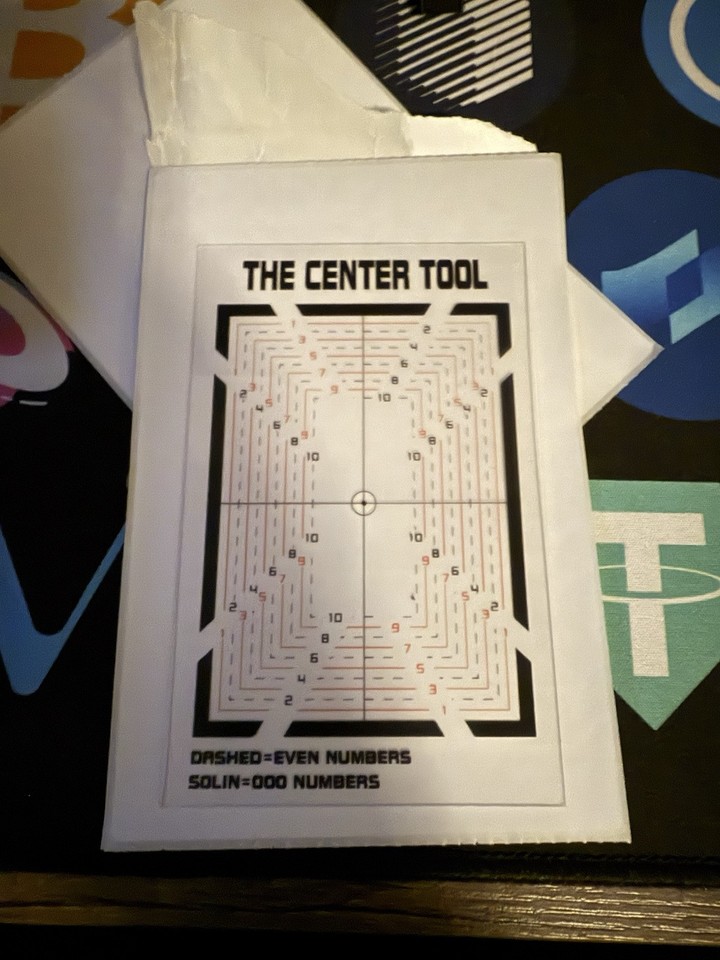 NEW Card Grading / Centering card tool & Instructions. PSA / BGS / TCG ...